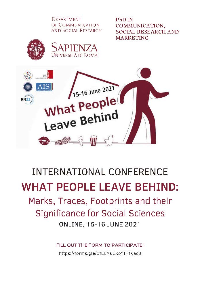 Convegno internazionale - What People Leave Behind. Marks, Traces ...