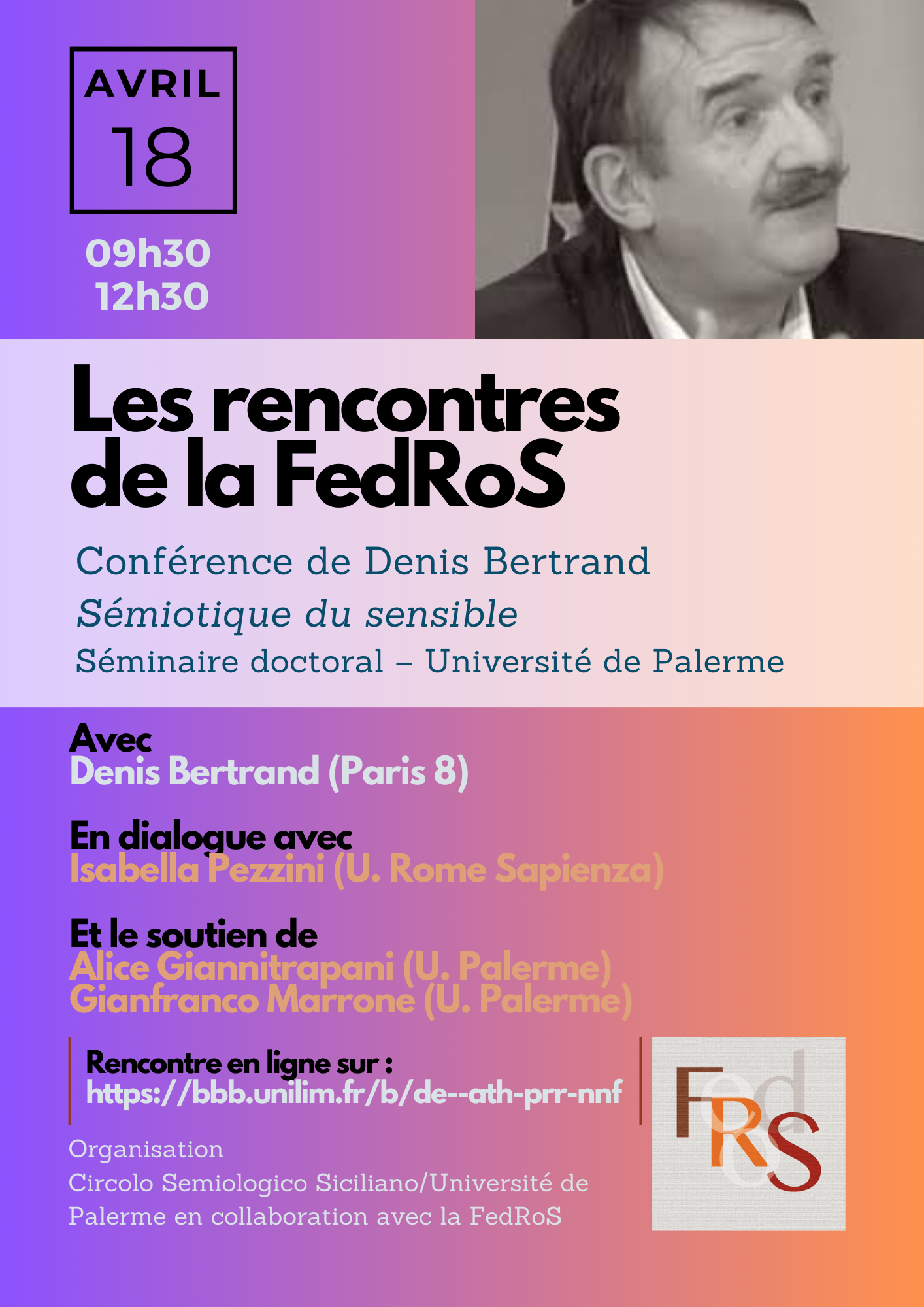 Rencontres Sémiotiques - Sémiotique du Sensible - Fédération Romane de ...